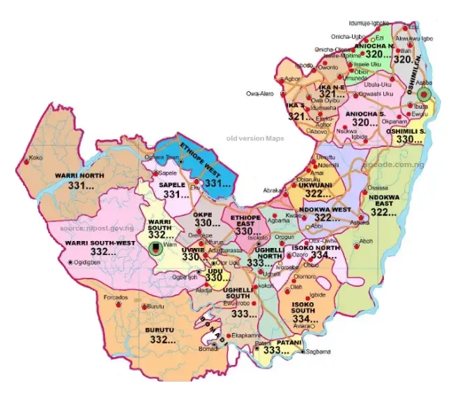 Delta State Postal Code - Postal Codes